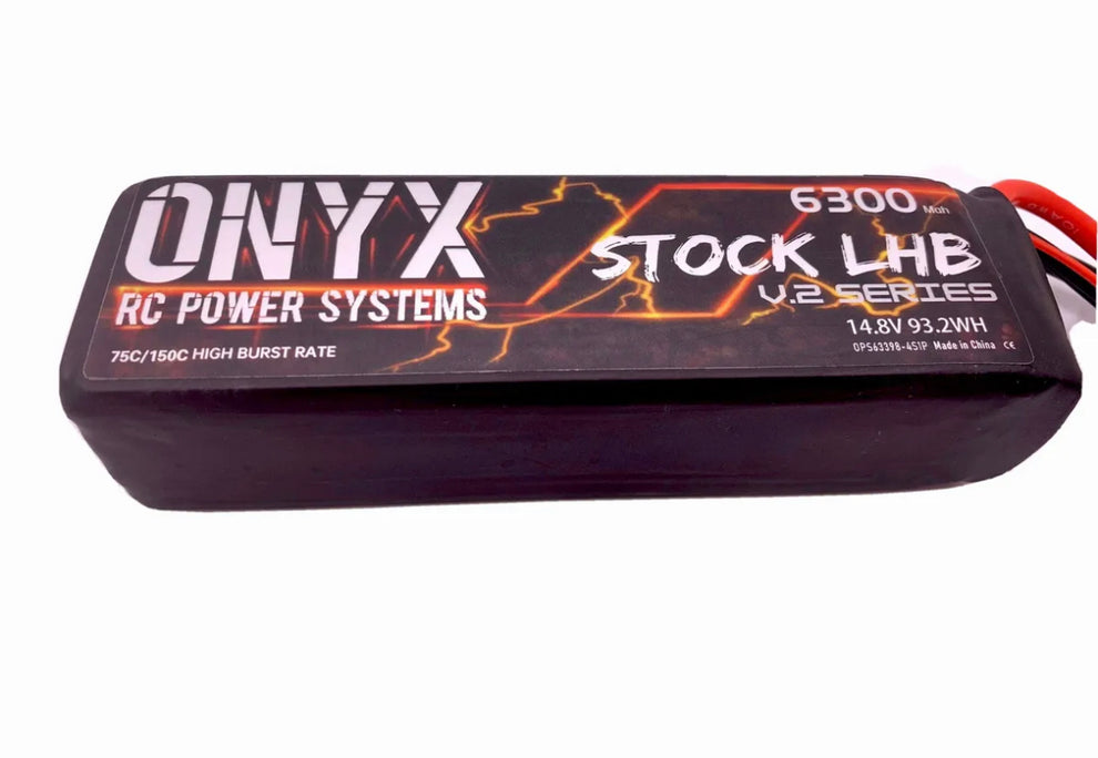 O.P.S Stock LHB 6300mah 14.8 (4s) – Onyx Rc Power Systems
